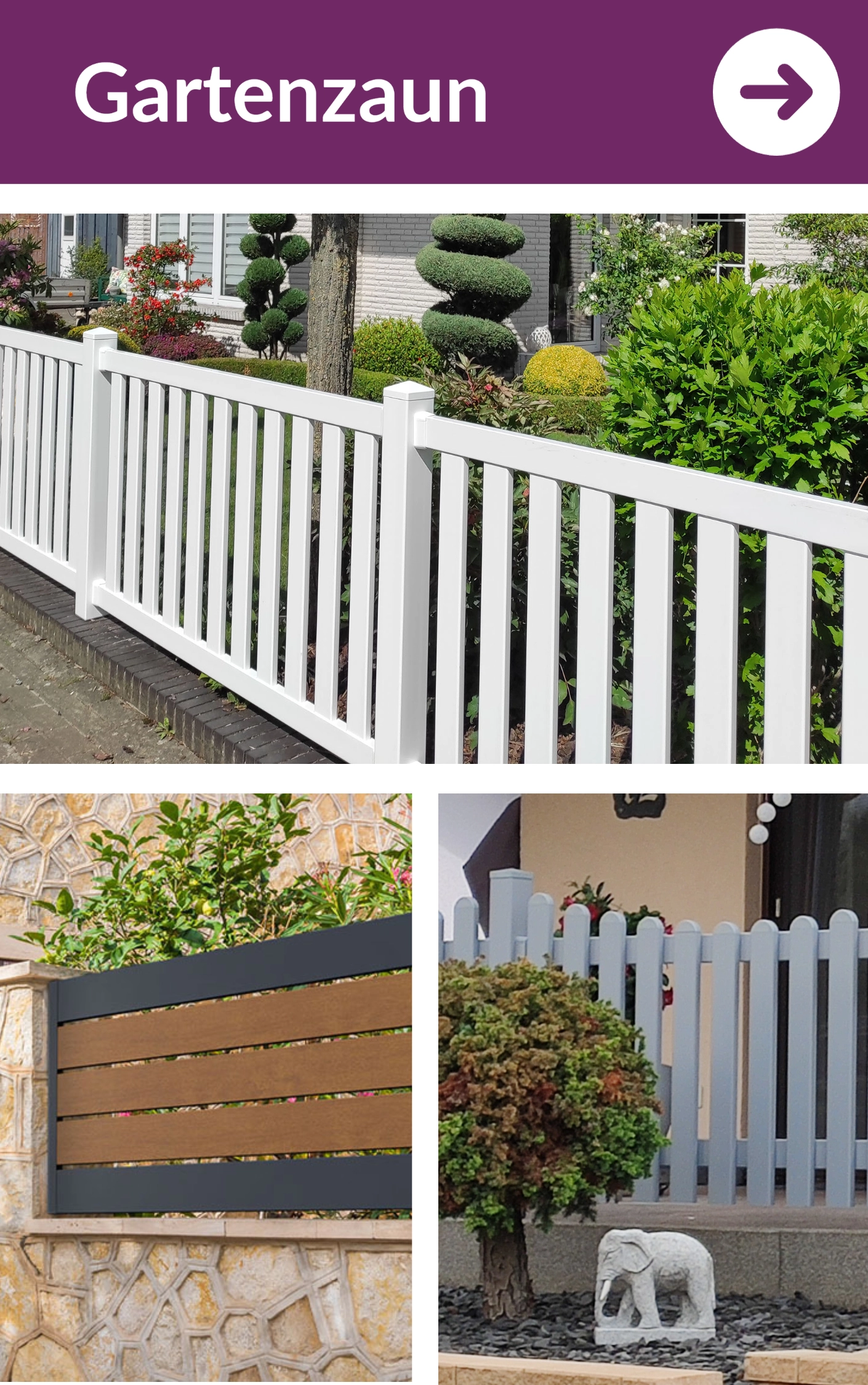 Zaunelemente online kaufen | FairGarden®