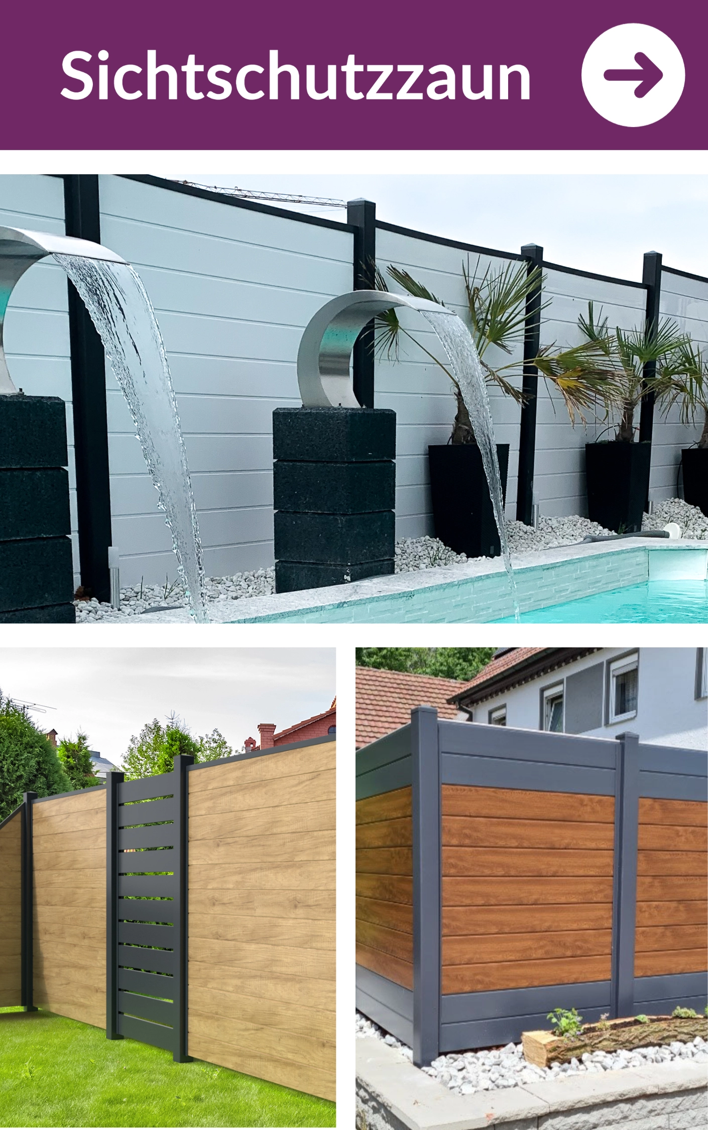 Zaunelemente online kaufen | FairGarden®