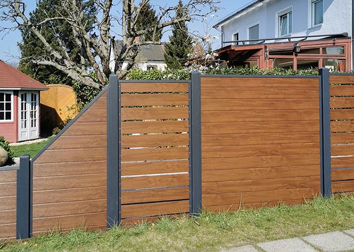 Rhombus-Zaun aus Kunststoff