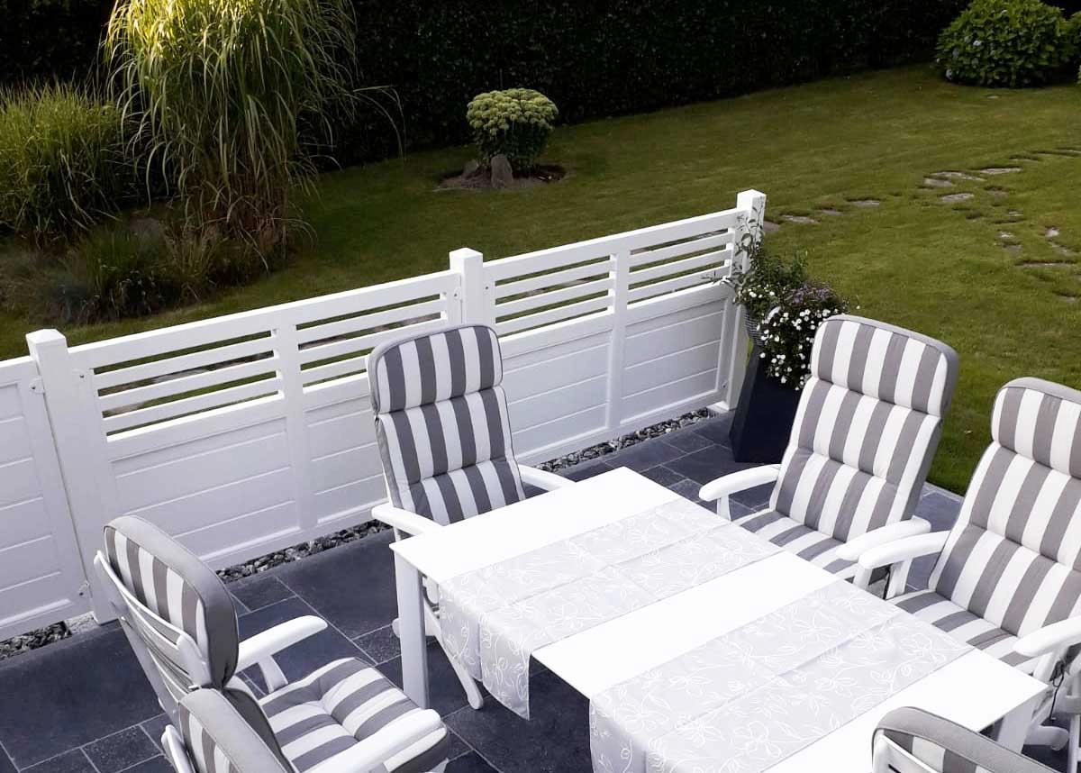 Rhombus-Zaun aus Kunststoff