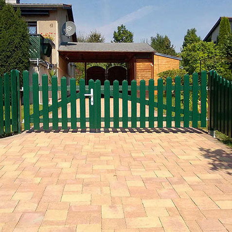 Gartenzaun aus Kunststoff online kaufen | Sichtschutzzaun-Shop.de