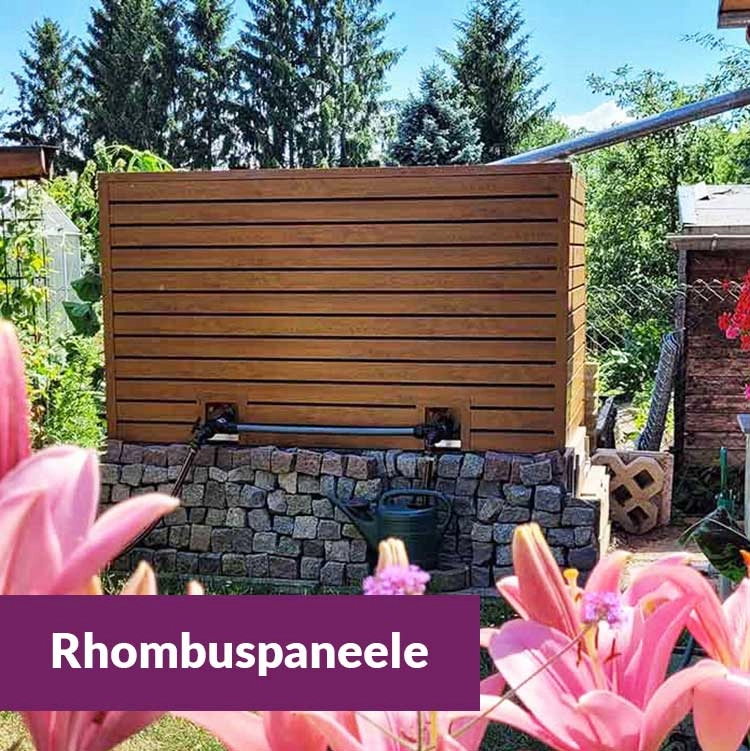 Rhombus-Zaun aus Kunststoff