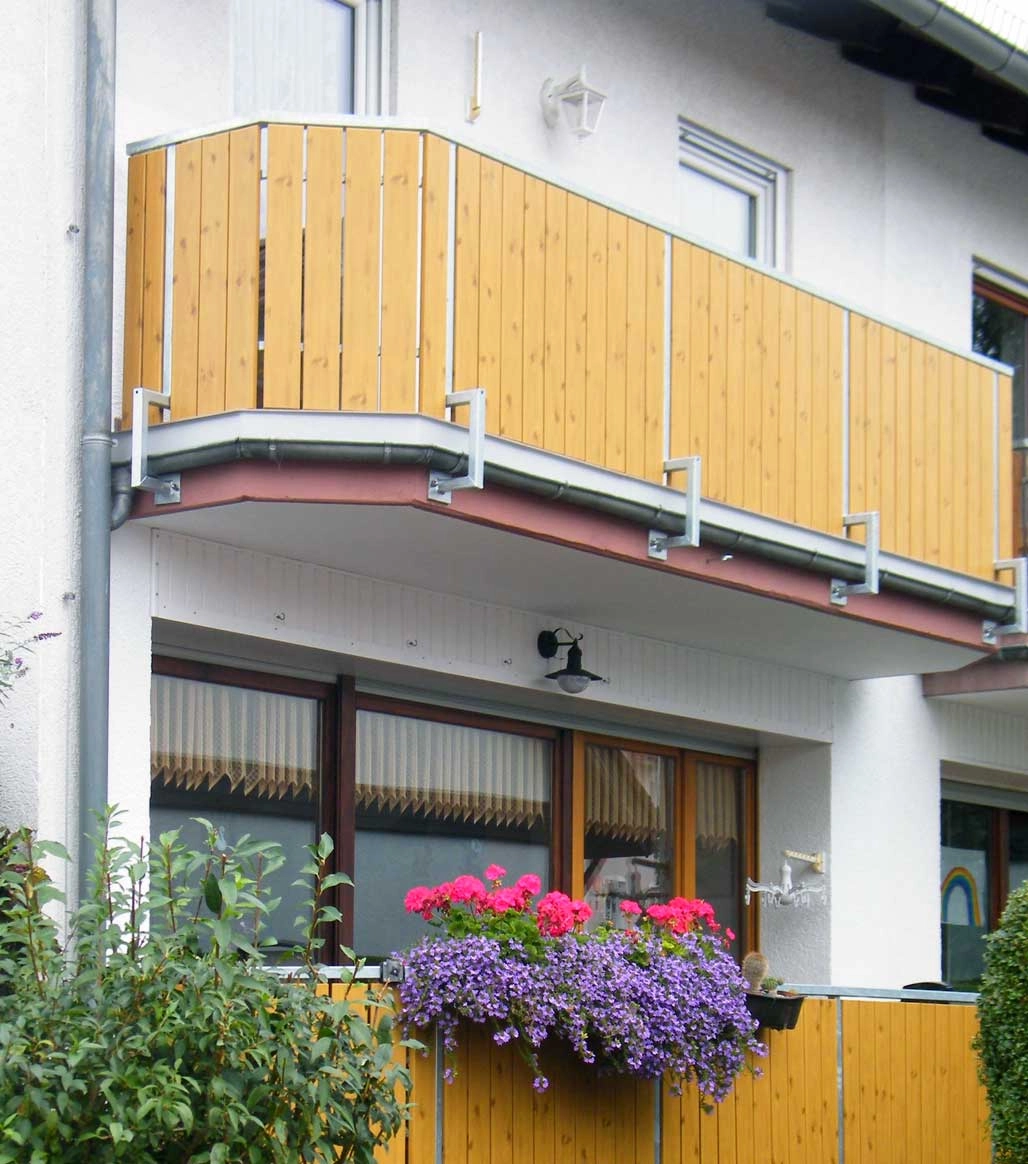 Schne Balkongelnder Holz Bausatz Bild