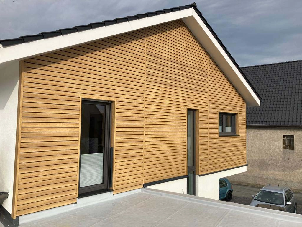 FairGarden®: Rhombuspaneel B200xT17 mm Kunststoff Desert Oak