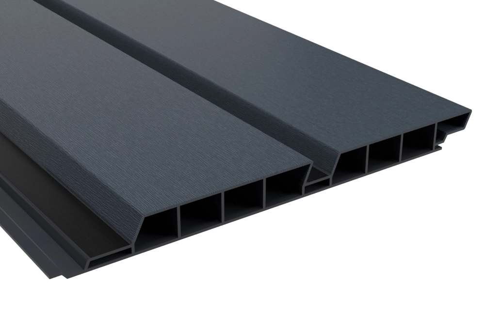 FairGarden®: Rhombuspaneel B200xT17 mm Kunststoff Anthrazit