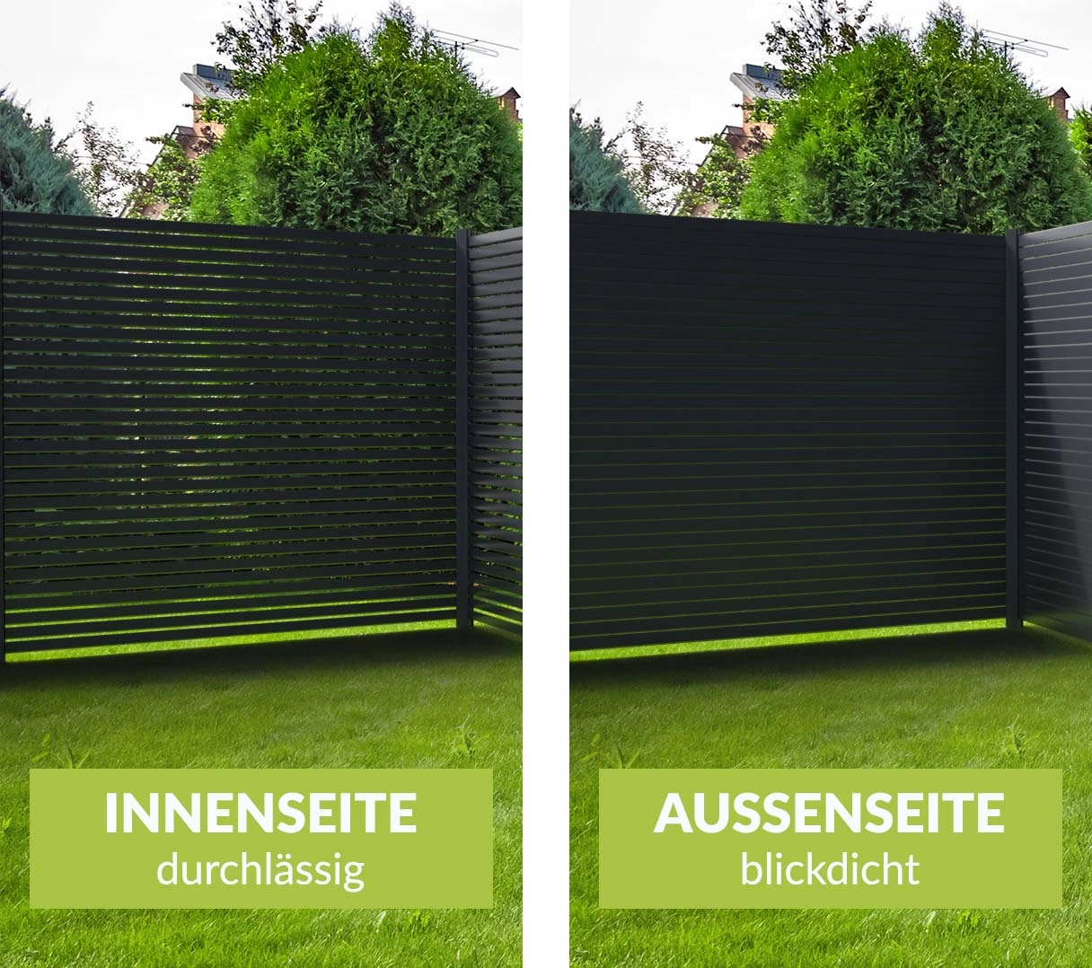 FairGarden®: Rhombus Element 180x180 Metall Anthrazit